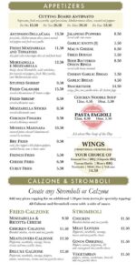 Menu Poughkeepsie - Gino's Pizza & Restaurant Main St • Poughkeepsie ...